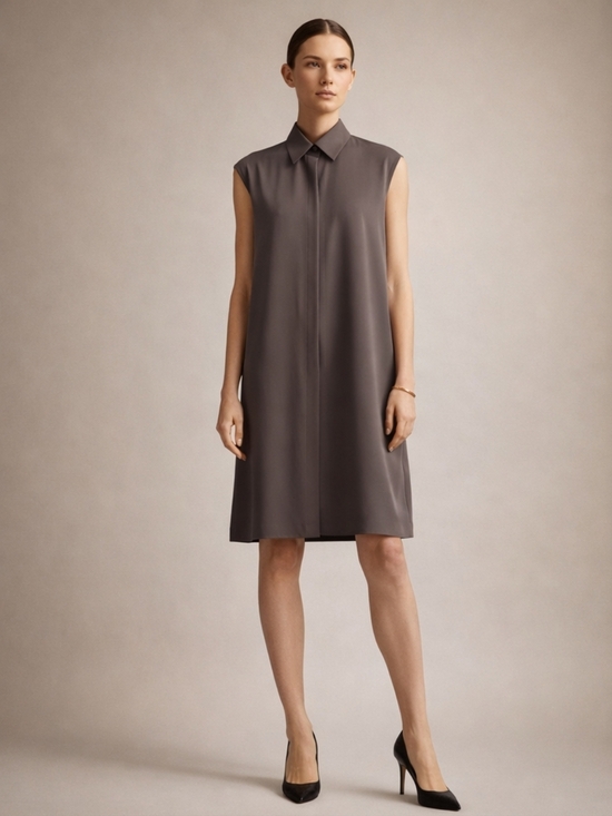 Theory | Dresses | Theory Nwts Luala Lifestyle Sleeveless Silk Dress ...